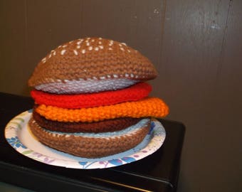Hamburger and chips no.05 PDF pattern