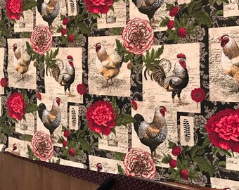 Rooster table runner | Etsy