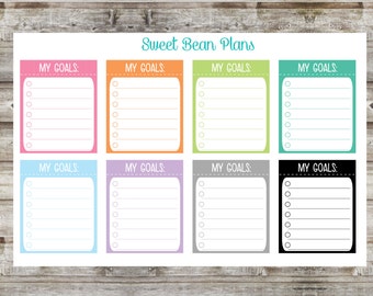 Sweet Bean Plans by SweetBeanPlans on Etsy