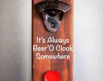 Beer bottle clock | Etsy