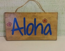 Unique hawaiian signs related items | Etsy
