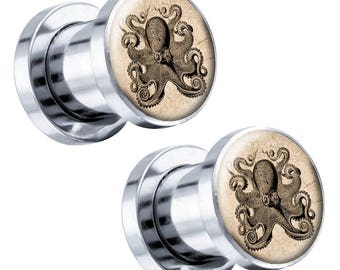 Octopus plugs | Etsy