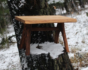 Wood foot stool | Etsy
