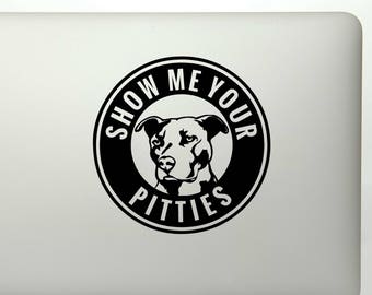 Pit bull decal | Etsy