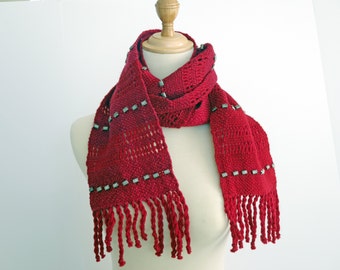 Hand woven scarf | Etsy