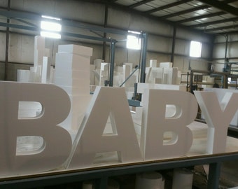 Freestanding letters | Etsy