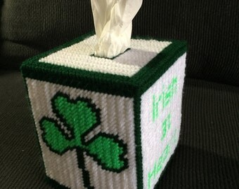 Coke Coca-Cola Plastic Canvas Tissue Box by LorasPlasticCanvas