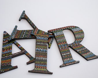 Cardboard letters | Etsy