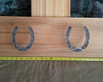 Horseshoe hat rack | Etsy