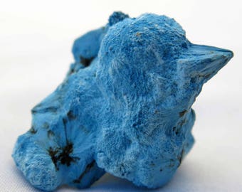 Shattuckite Ring Turquoise Ring Blue Gemstone Silver Ring