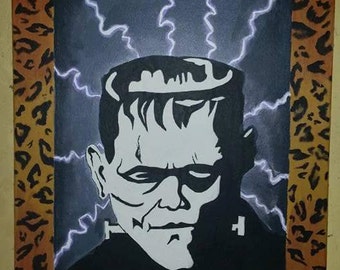 Unique psychobilly art related items | Etsy