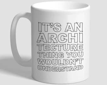 Architect Mug Gift for Architect I Turn Coffee into