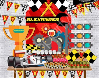 Formula 1 party | Etsy