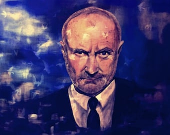 Phil collins | Etsy