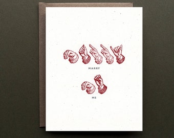 Marry me sign | Etsy