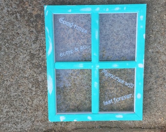 Items similar to custom + handmade {menu} window pane on Etsy