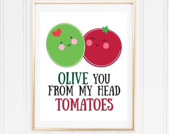 Olive you sign | Etsy