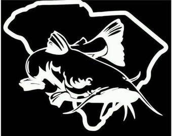 Catfish decal | Etsy