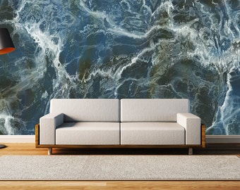 Marble wallpaper | Etsy