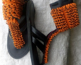 African sandals | Etsy