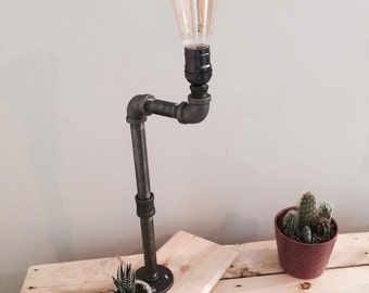 Gas pipe lamp | Etsy
