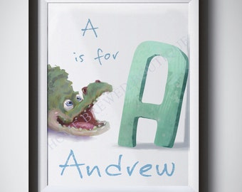 Alligator nursery | Etsy