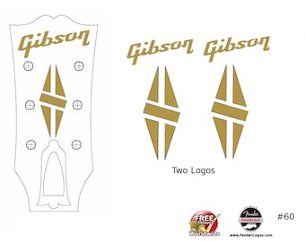 Gibson decal | Etsy