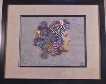 Beaded artwork | Etsy