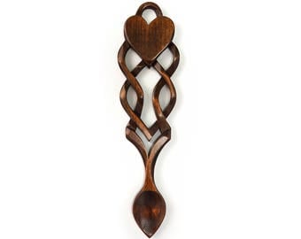 Celtic love spoon | Etsy