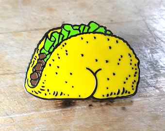 Taco pin | Etsy