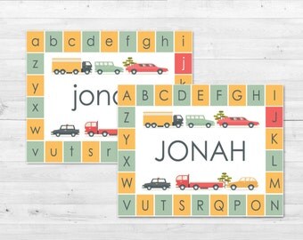 Alphabet placemat | Etsy