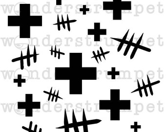 Cross stencil | Etsy