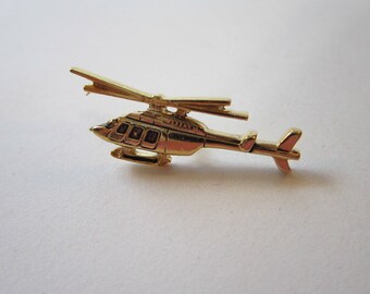 Helicopter lapel pin | Etsy