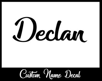 Custom word decal | Etsy