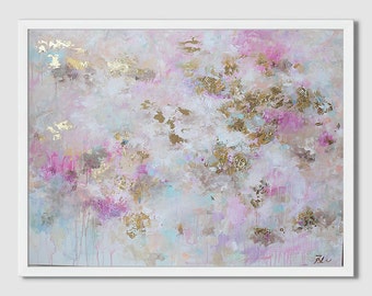 Pastel abstract art | Etsy