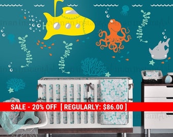 Ocean wall mural | Etsy