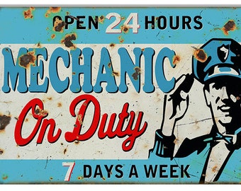 Mechanic sign | Etsy
