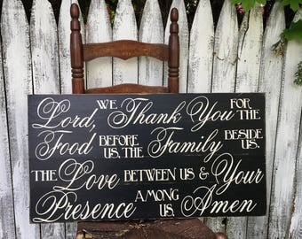 Dinner prayer | Etsy