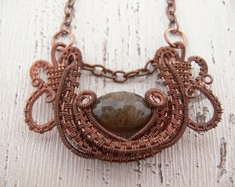 Copper wire weave | Etsy