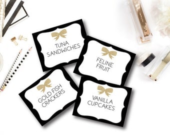 Items similar to PRINTABLE FANCY Labels - Vintage Surf Collection ...