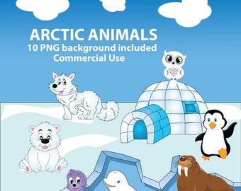 Arctic clipart | Etsy