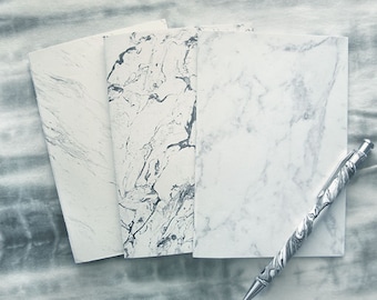 Marble notebook | Etsy
