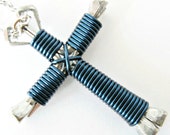 Cross Necklaces Horseshoe Nail Crosses by Nailcrosses on Etsy