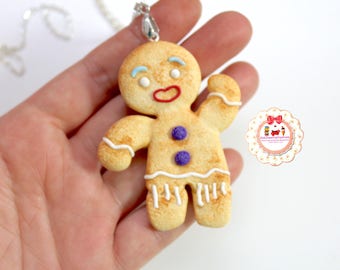 Gingerbread necklace | Etsy