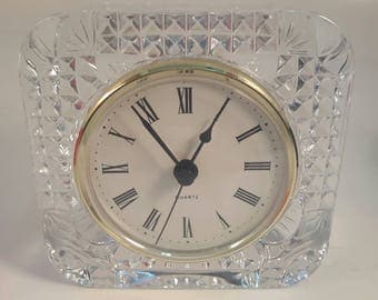 Quartz crystal clock | Etsy