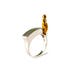 Romantic Statement Ring Sterling Silver Gold Plated Dreamy