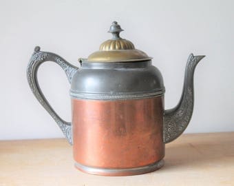 Pewter tea pot | Etsy