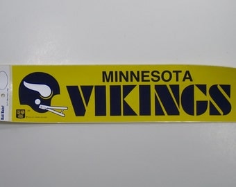 Vikings decal | Etsy