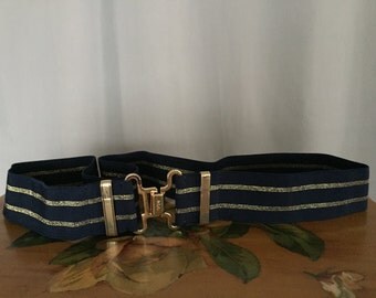 Navy belt buckle | Etsy