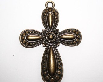 Unique cross pendant related items | Etsy